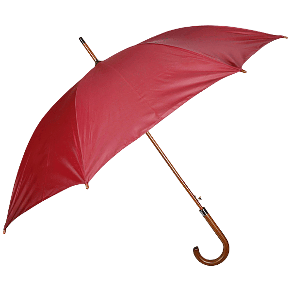 Buy Fendo Wooden Umbrella - Auto Open, 58 cm, Maroon Online at Best ...