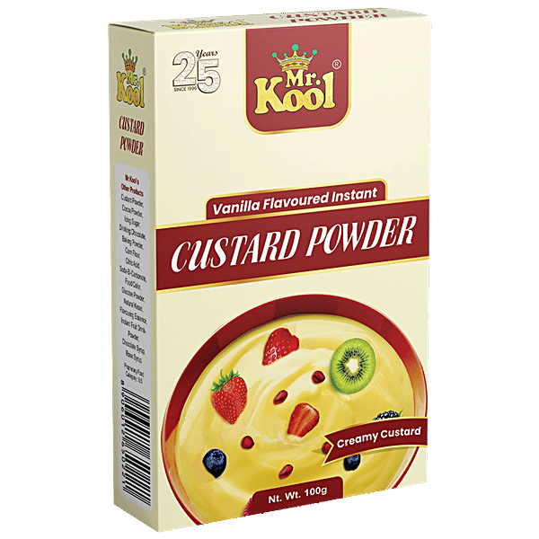Buy Mr.Kool Custard Powder - For Baking, Vanilla Flavour Online at Best ...
