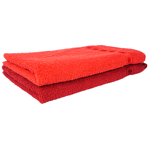 Buy VC Face/Hand Towel - 100% Cotton, Premium, Ultra Soft, Red & Maroon ...