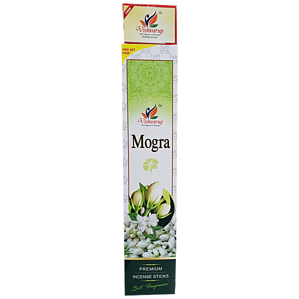 Buy Vishvarup Incense Sticks/Agarbatti - Mogra, Economy, Premium Quality Fragrance, For Prayer ...