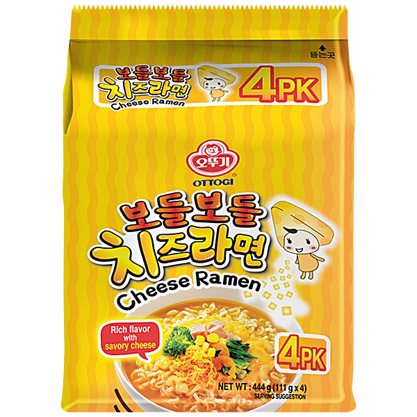 Buy Ottogi Jjajang Cheese Ramen - Korean Style Noodles, Rich In Flavour ...