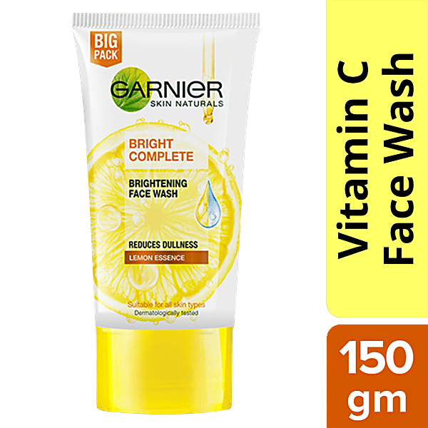 Buy Garnier Bright Complete Brightening Face Wash - Lemon Essence ...