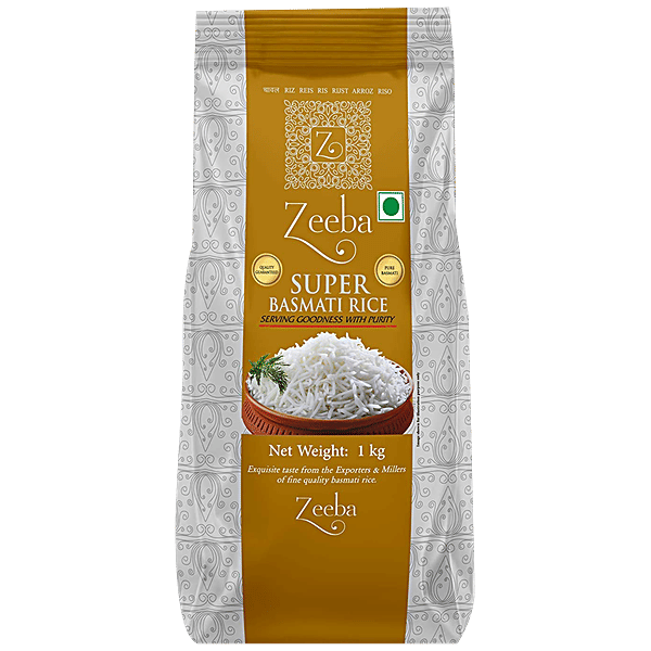 Buy Zeeba Super Basmati Rice - Pure Authentic & Delicious Taste, Unique ...