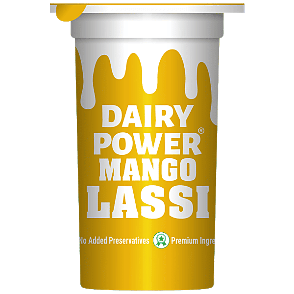 Buy Dairy Power Mango Lassi - Refreshing, Creamy Texture Online at Best ...