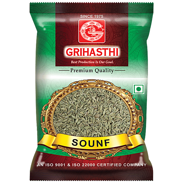 Buy Grihasthi Sounf/Fennel - Premium, Natural & Pure, No Preservatives ...