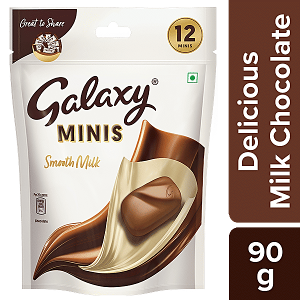 Buy Galaxy Smooth Milk Minis Chocolate Pouch Online at Best Price of Rs ...