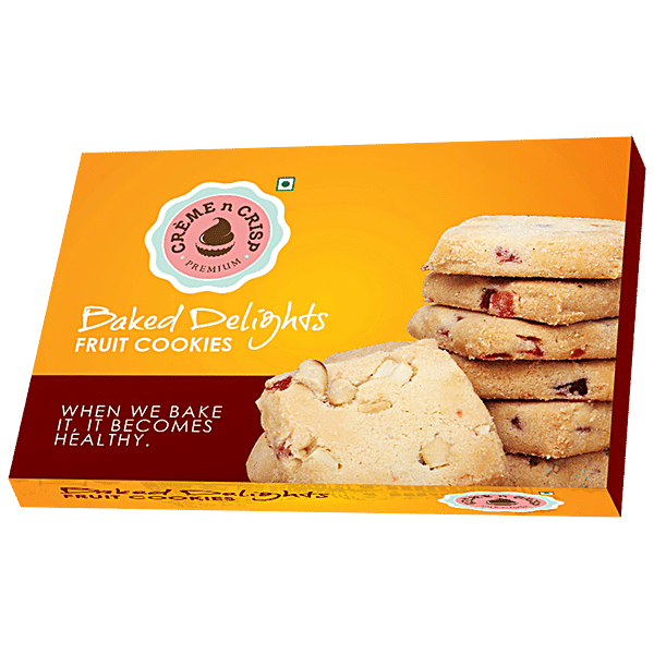 Buy Creme N Crisp Fruit Cookies - Baked Delights, Premium, Crunchy ...