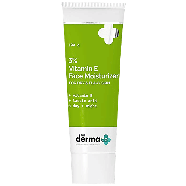 Buy The Derma Co 3% Vitamin E Face Moisturizer - With Lactic Acid, For ...