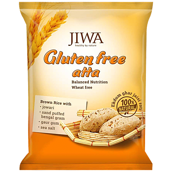 Buy Jiwa Gluten Free Multigrain Flour/Atta - 100% Natural, Wheat Free ...