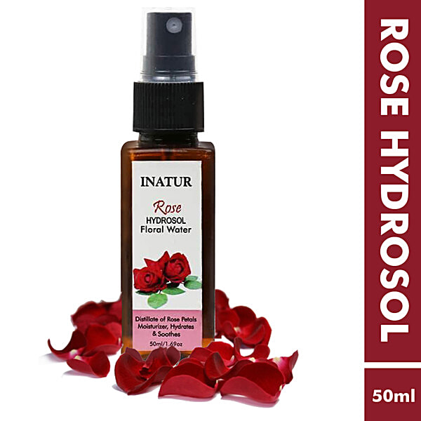 Buy Inatur Rose Hydrosol Floral Water - Rich In Therapeutic Properties ...