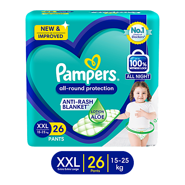 Buy Pampers All-Round Protection Pants - Double Extra Large Size (XXL ...