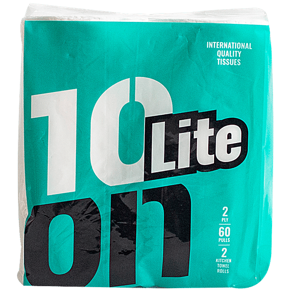 Buy 10on Tissues Kitchen Paper Towel Rolls - 2 Ply Online at Best Price ...