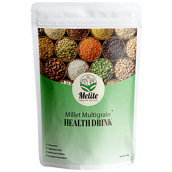 Buy Melite Millet Multigrain Nutrition Drink - Mix Of Nuts & Cardamom ...