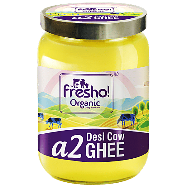Buy fresho! Organic A2 Desi Cow Ghee, Rich Aroma, Traditional Bilona ...