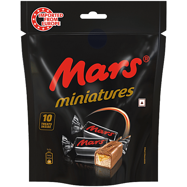 Buy Mars Miniatures Nougat & Caramel Filled Chocolates Pack Online at ...