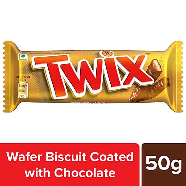 Buy Twix Crunchy Cookie Rich Milk Chocolate Bar With Goodness Of Wafer ...