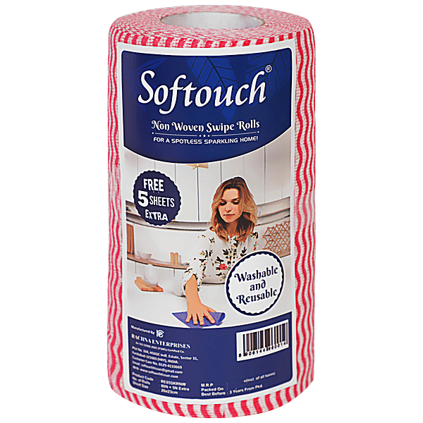 Buy Softouch Non-Woven Swipe Rolls/Kitchen Towels Online at Best Price ...