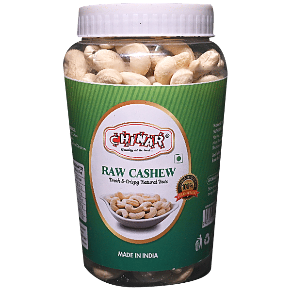 Buy Chinar Raw Cashew/Kaju - Fresh & Crispy, Large Online at Best Price ...