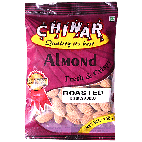 Buy Chinar Almond - Roasted, No Added Oil, Fresh & Crispy Online at ...