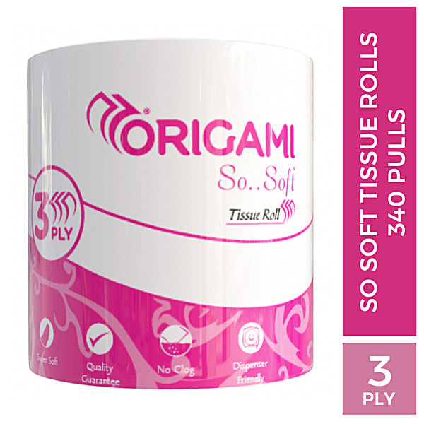 Buy Origami Toilet Tissue Paper Roll - 3 Ply Online at Best Price of Rs ...