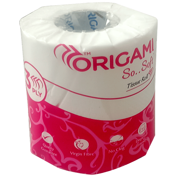 Buy Origami Soft Tissue Rolls - 3 Ply, 160 pulls, Virgin Fibre, Eco ...