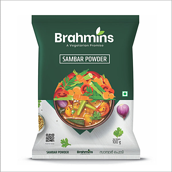 Buy Brahmins Sambar Powder - Spice Mix, No Preservatives Online at Best ...