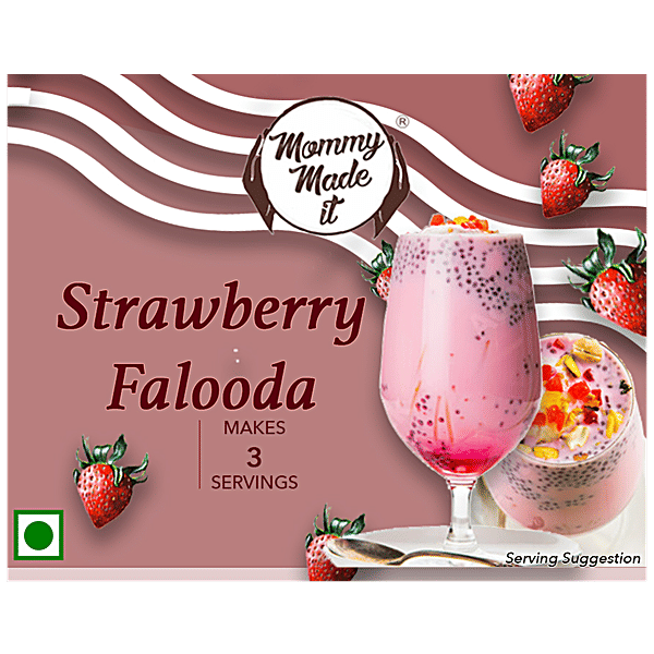 Buy Mommy Made It Strawberry Falooda Mix - Rich In Flavour Dessert ...