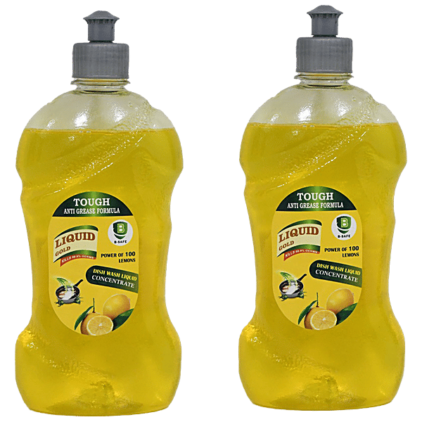 Buy B-SAFE Dish Wash Gel Liquid Concentrate - Tough Anti-Grease Formula ...