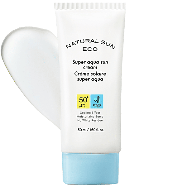Buy The Face Shop Natural Sun Eco Super Aqua Cream - Controls Unwanted ...