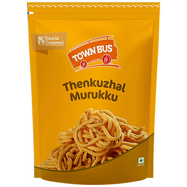 Buy Townbus Thenkuzhal Muruku - Namkeen Snack, No Transfats Or ...