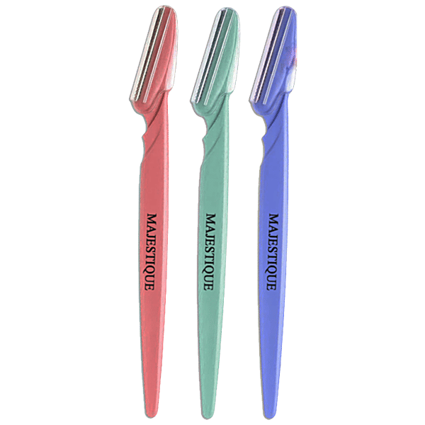 Buy MAJESTIQUE Eyebrow Razor/Shaper/Trimmer - Comfortable Grip, Easy To ...