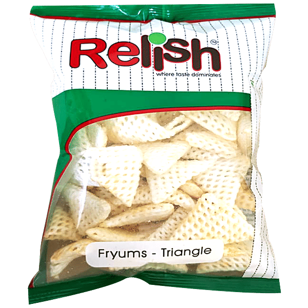 Buy Relish Triangle Fryums - Crispy Snack Online at Best Price of Rs 25 ...