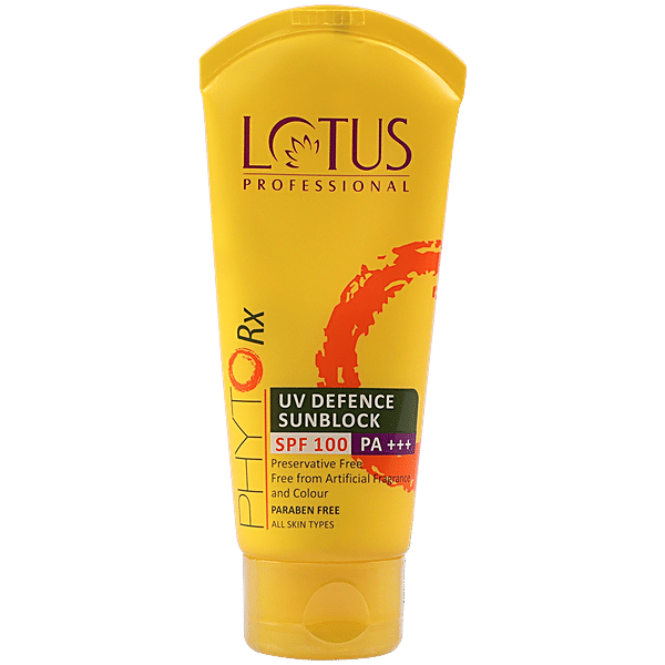 Buy Lotus Professional PhytoRx UV Defence Sunblock - SPF 100, PA ...