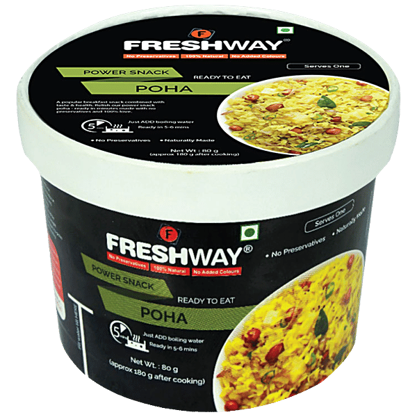 Buy Freshway Ready To Eat Poha - 100% Natural, No Added Colours Or ...