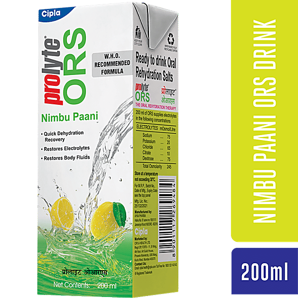 Buy Prolyte ORS Liquid - Nimbu Paani Online at Best Price of Rs 31.5 - bigbasket