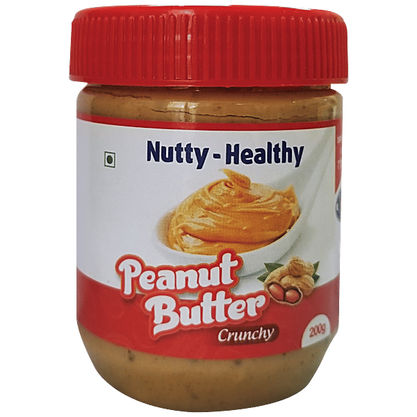 Buy Nutty Healthy Peanut Butter - Crunchy, High Protein, Healthy Fats ...