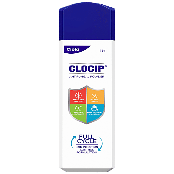 Buy Clocip Antifungal Powder - Treats Skin Infection, Flaking/Scaling ...