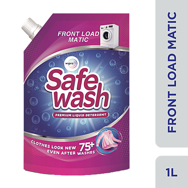 Buy Safewash Matic Front Load Liquid Detergent - 2X Stain Removal With ...
