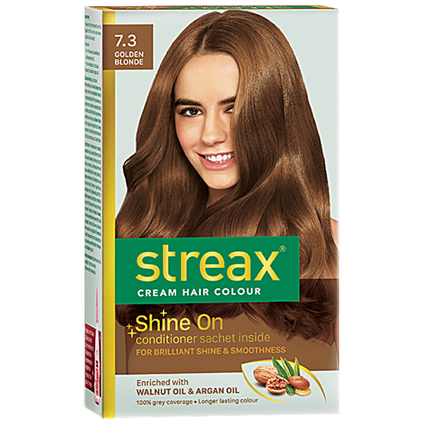 Buy Streax Cream Hair Colour - With Shine On Conditioner, For Smooth ...