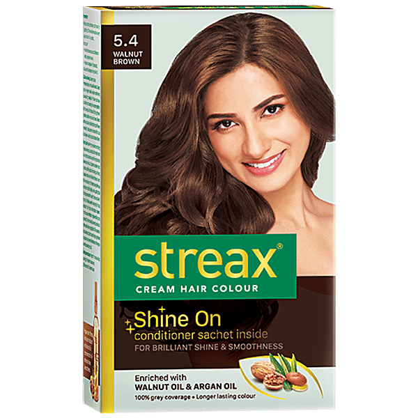 Buy Streax Cream Hair Colour - With Shine On Conditioner, For Smooth ...