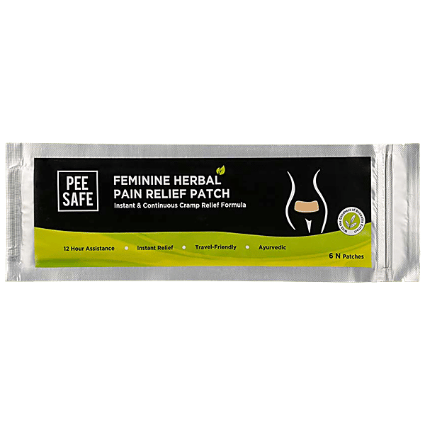 Buy Pee Safe Feminine Herbal Pain Relief Patch - Instant Effective ...