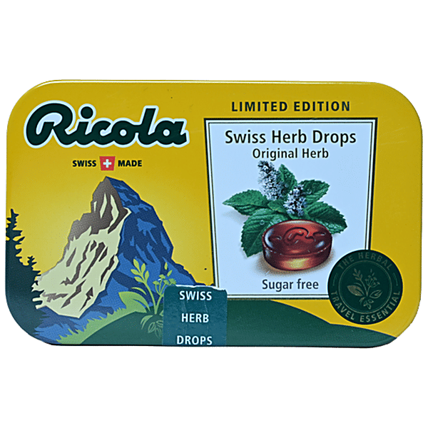 Buy Ricola Swiss Herb Drops - Original Herb, Sugar-free, Soothing, Great Taste Online at Best ...