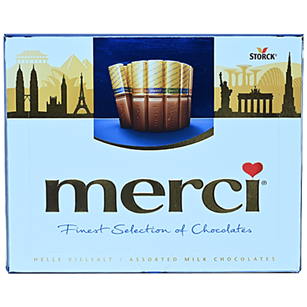 Buy Merci Finest Selection Of Chocolates - Assorted Milk Flavours, Rich ...