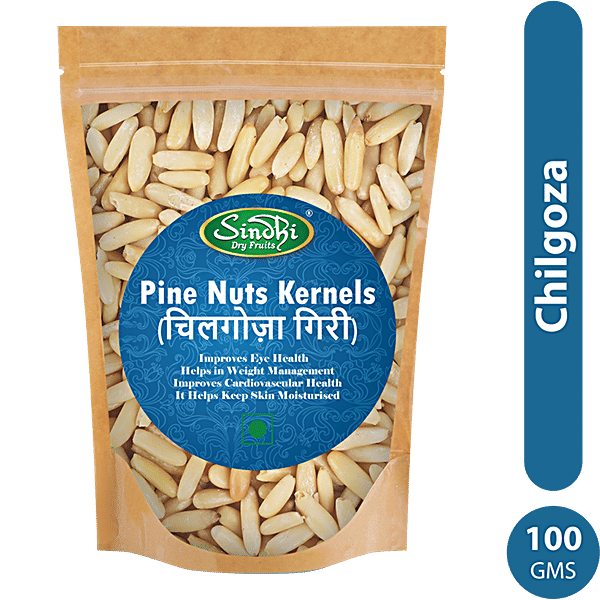 Buy Sindhi Dry Fruits Chilgoza Giri/Pine Nuts - Without Shell, Crunchy ...
