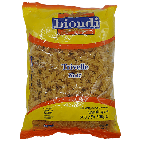 Buy biondi Trivelle Pasta No.17 - Cooks In 9 Minutes, Made From Premium ...