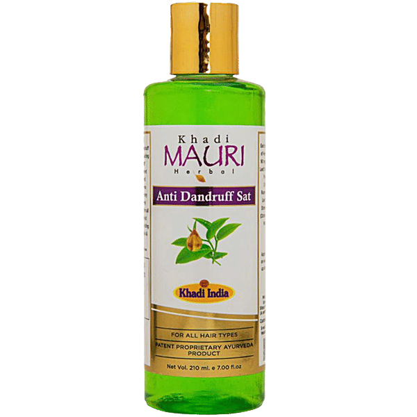 Buy Khadi Mauri Herbal Anti-Dandruff Sat Shampoo - Cleanses Hair ...