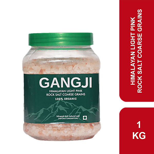 Buy Gangji Himalayan Light Pink Rock Salt - Coarse Grains, Organic ...
