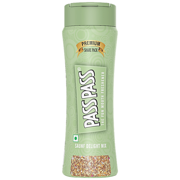 Buy Pass Pass Saunf Delight Mix - Fun Mouth Freshener, Good For ...