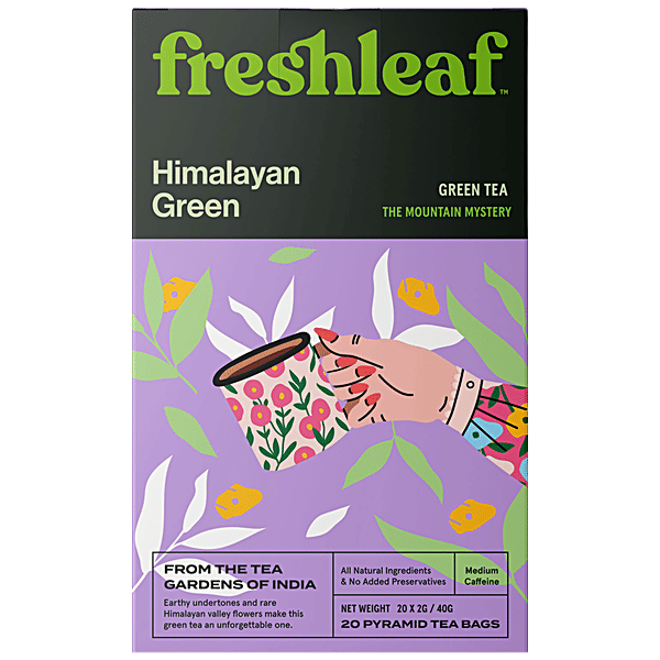Buy FRESHLEAF Himalayan Green Tea - Fresh, Rich In Antioxidants, Boosts Metabolism Online at ...