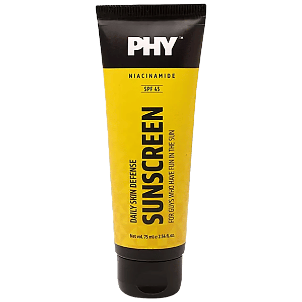Buy Phy Daily Skin Defense Sunscreen SPF 45 - Niacinamide, Evens Out ...